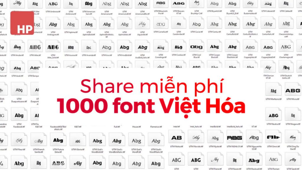 Chia sẻ 1000 font chữ Việt Hóa miễn phí (phông có dấu tiếng Việt ...